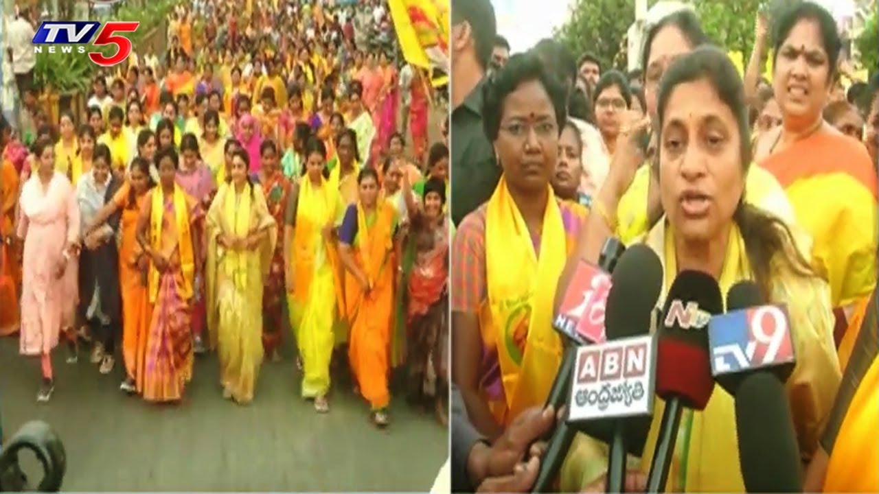 TDP MP Candidate Maganti Roopa Attends 2K Run in Rajahmundry | TV5 News ...