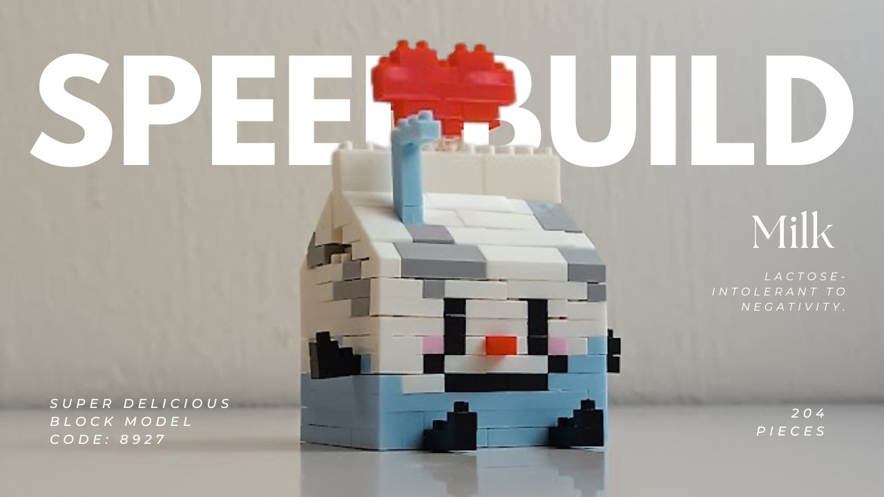 Stop Motion Speed Build 1.5 Little Happy Lovely Milk (Temu) | Super ...