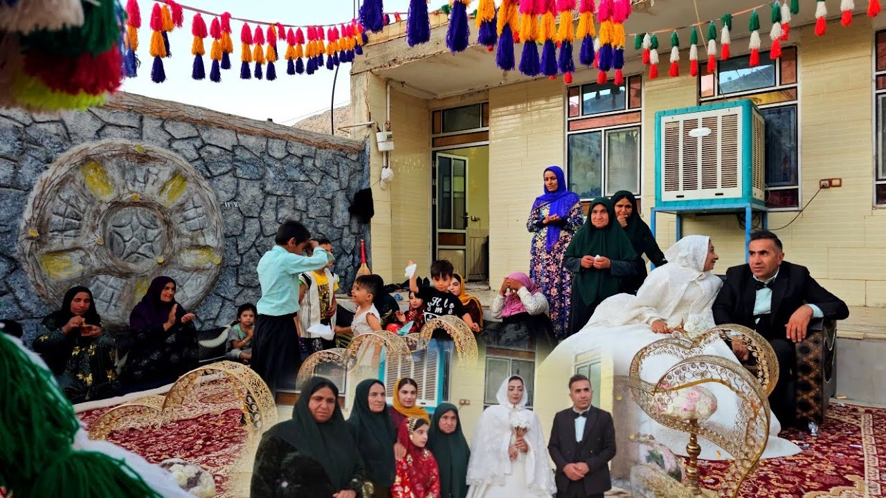 Ostad and Zainab's wedding celebration: happiness in a nomadic family - YouTube