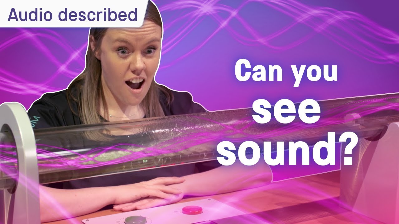 👀🎵 Can you see sound? | Audio described | Explainers explain | Wonderlab+ - YouTube