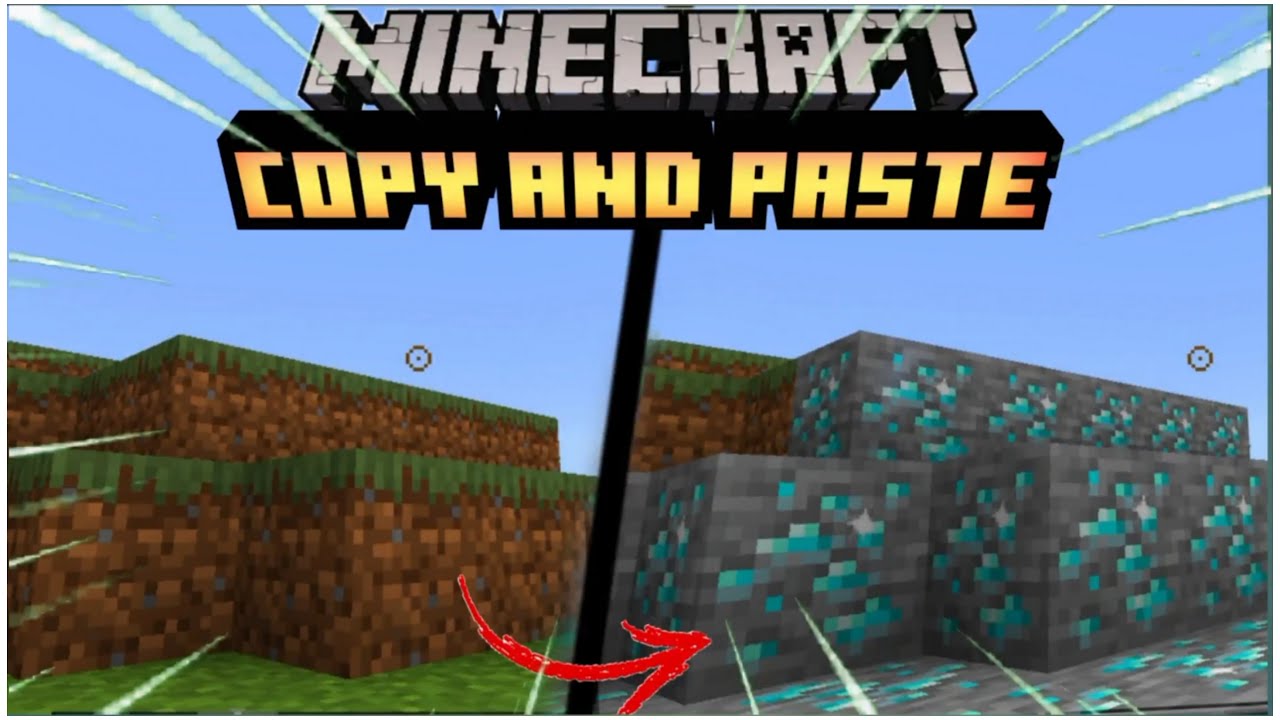 COPY AND PASTE ADD-ON FOR MINECRAFT 🤩|| MINECRAFT COPY AND PASTE MODE ...