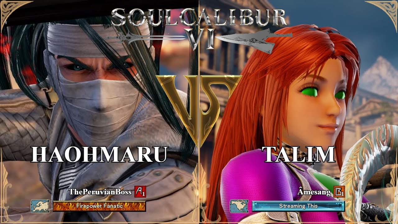 SoulCalibur VI — ThePeruvianBoss (Haohmaru) VS Amesang (Talim) | Xbox ...