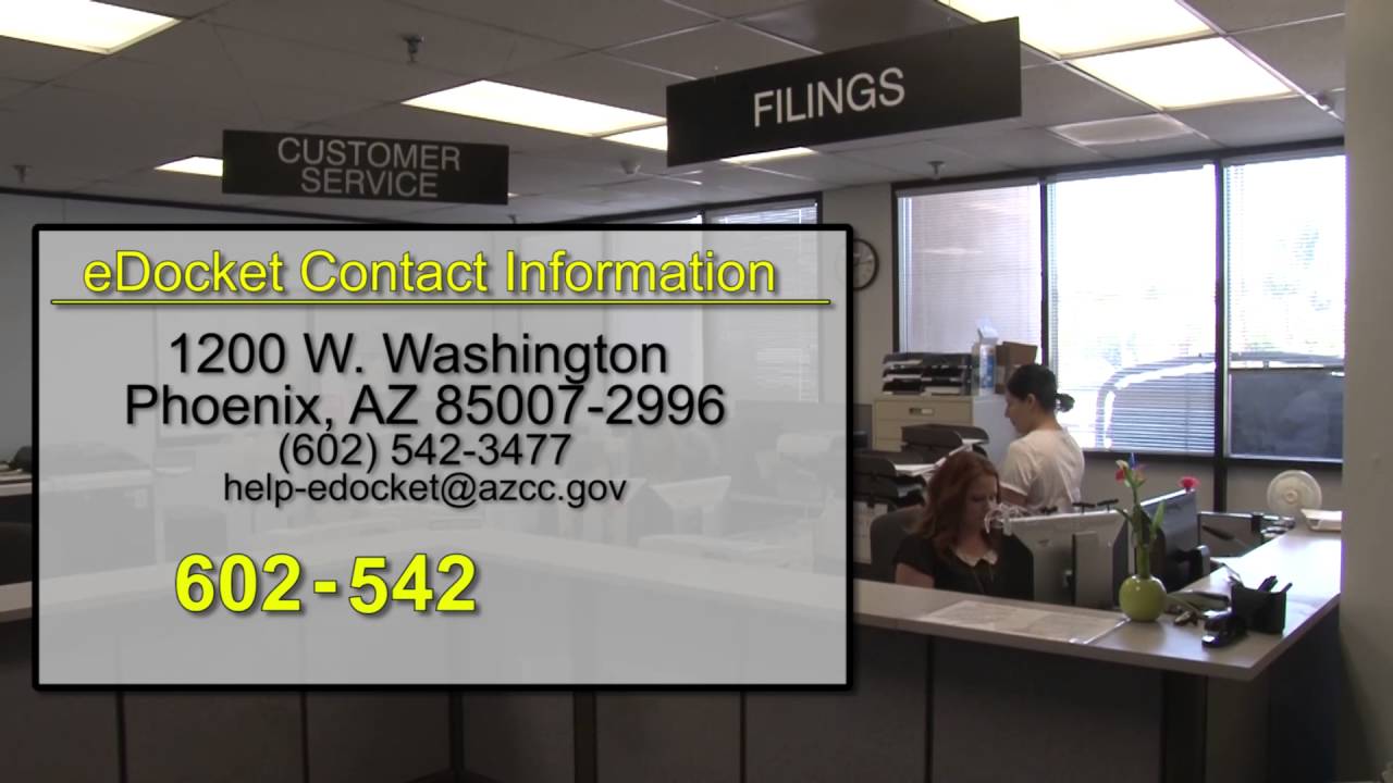 Welcome to eDocket at the Arizona Corporation Commission - YouTube