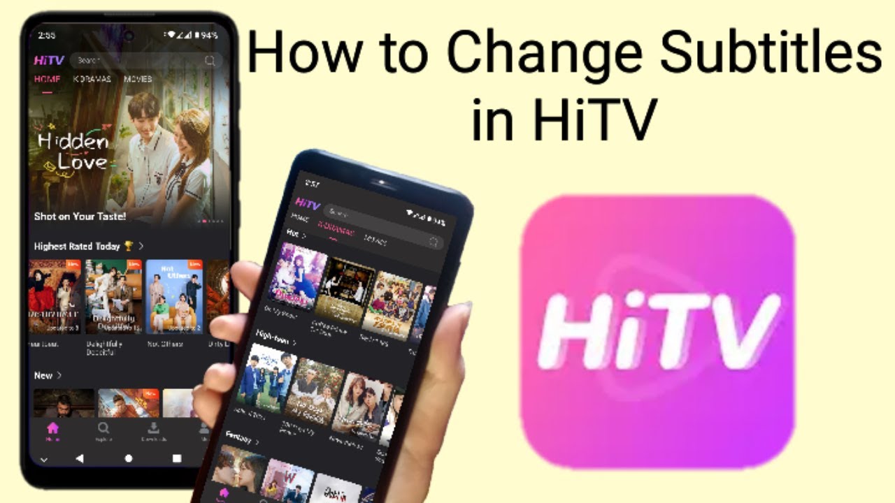How to change subtitles in HiTV app | remove or change subtitles in ...