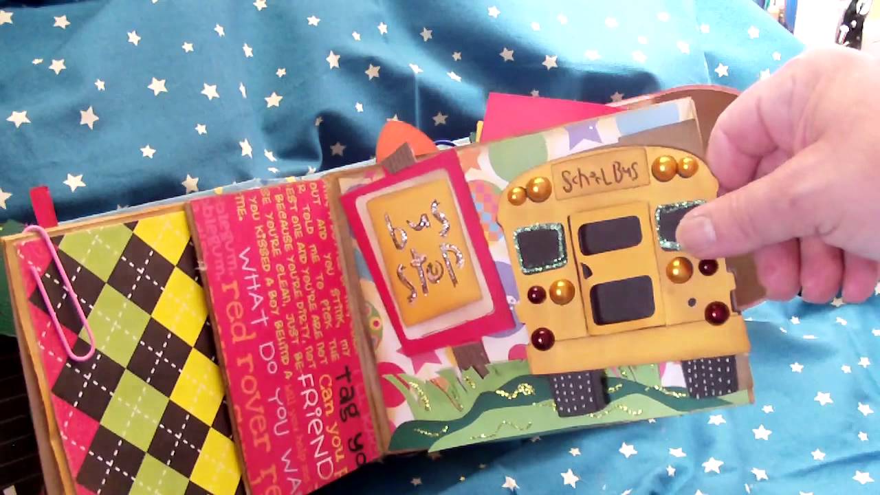 Back to School Mini Album (My Version) - YouTube