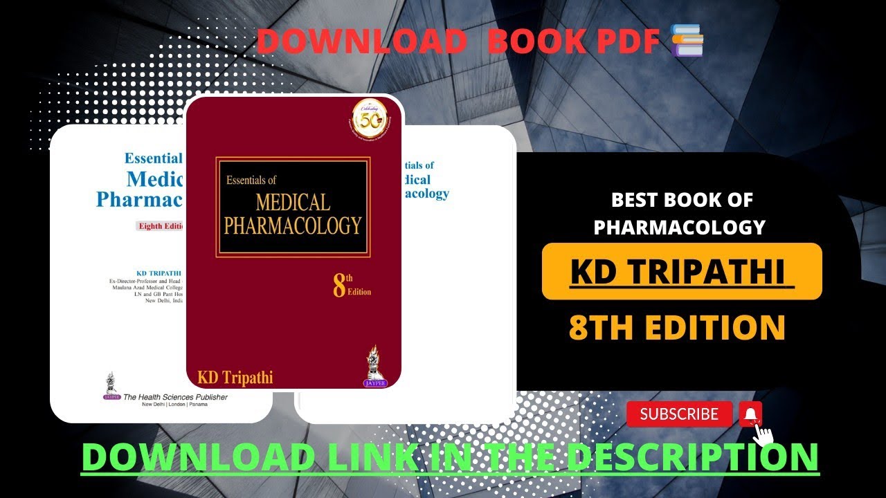 kd tirupati pharmacology book pdf ll Essentials of Medical Pharmacology ...