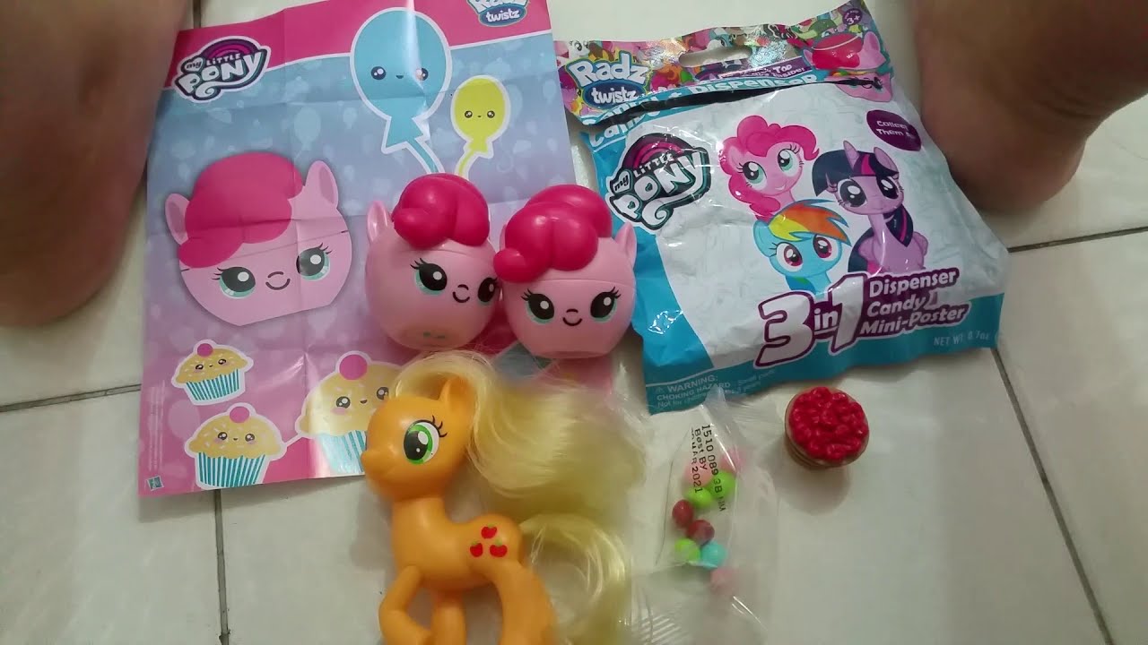 My Little Pony Radz Twistz candy dispenser blind bag part 2 + My Little ...