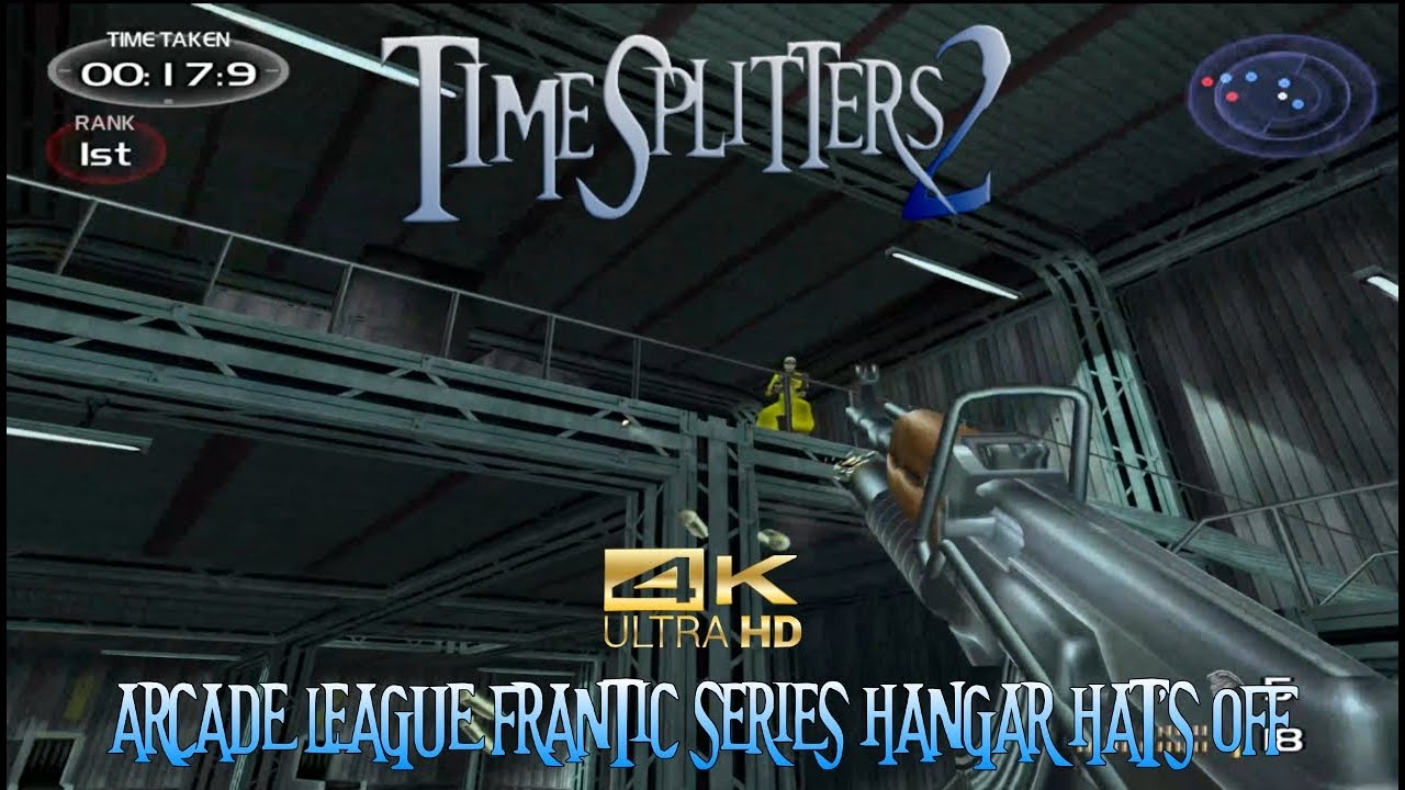 TimeSplitters 2 - Arcade League - Hangar's Hat's Off (4K, 60 FPS) - YouTube