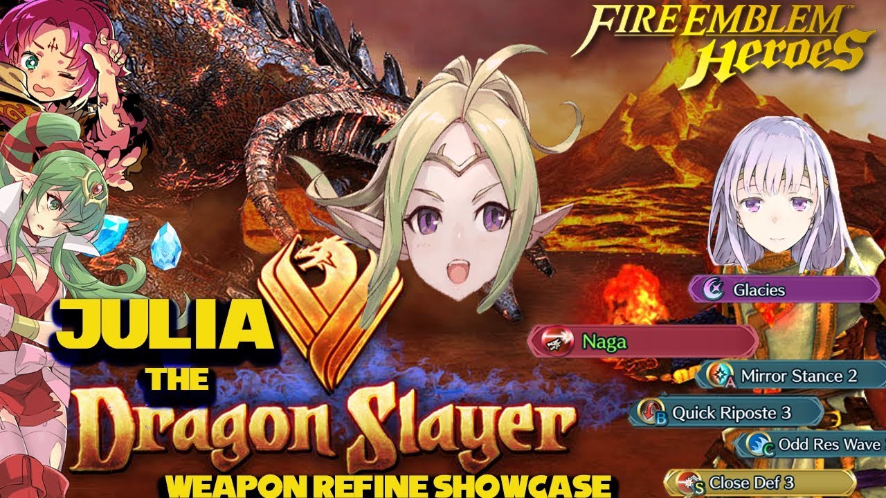 [FEH]~ Julia The Dragon Slayer (Julia Refine Showcase) - YouTube