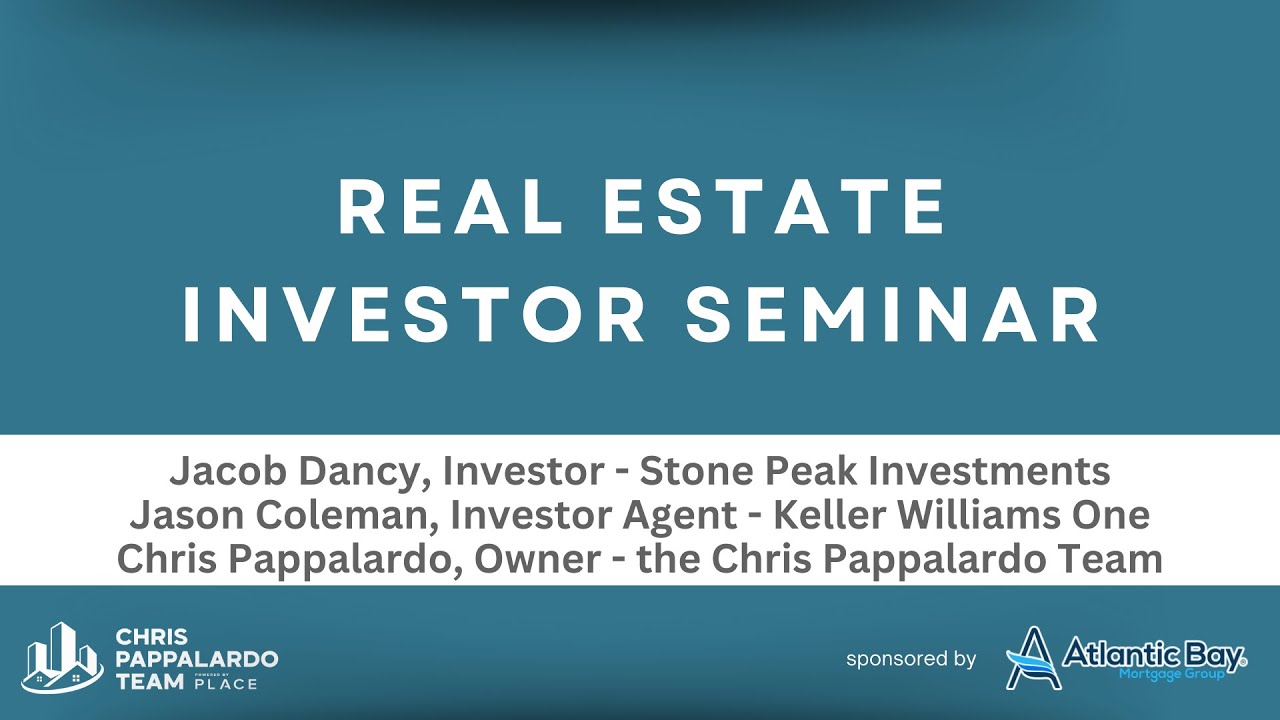 Investor Seminar-Jacob Dancy and Jason Coleman - YouTube