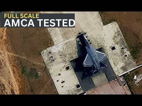 AMCA Full Scale Engineering Model Tested for RCS validation