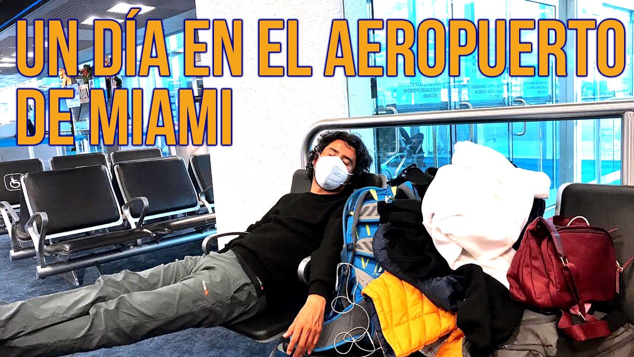 UN DÍA EN EL AEROPUERTO DE MIAMI - YouTube