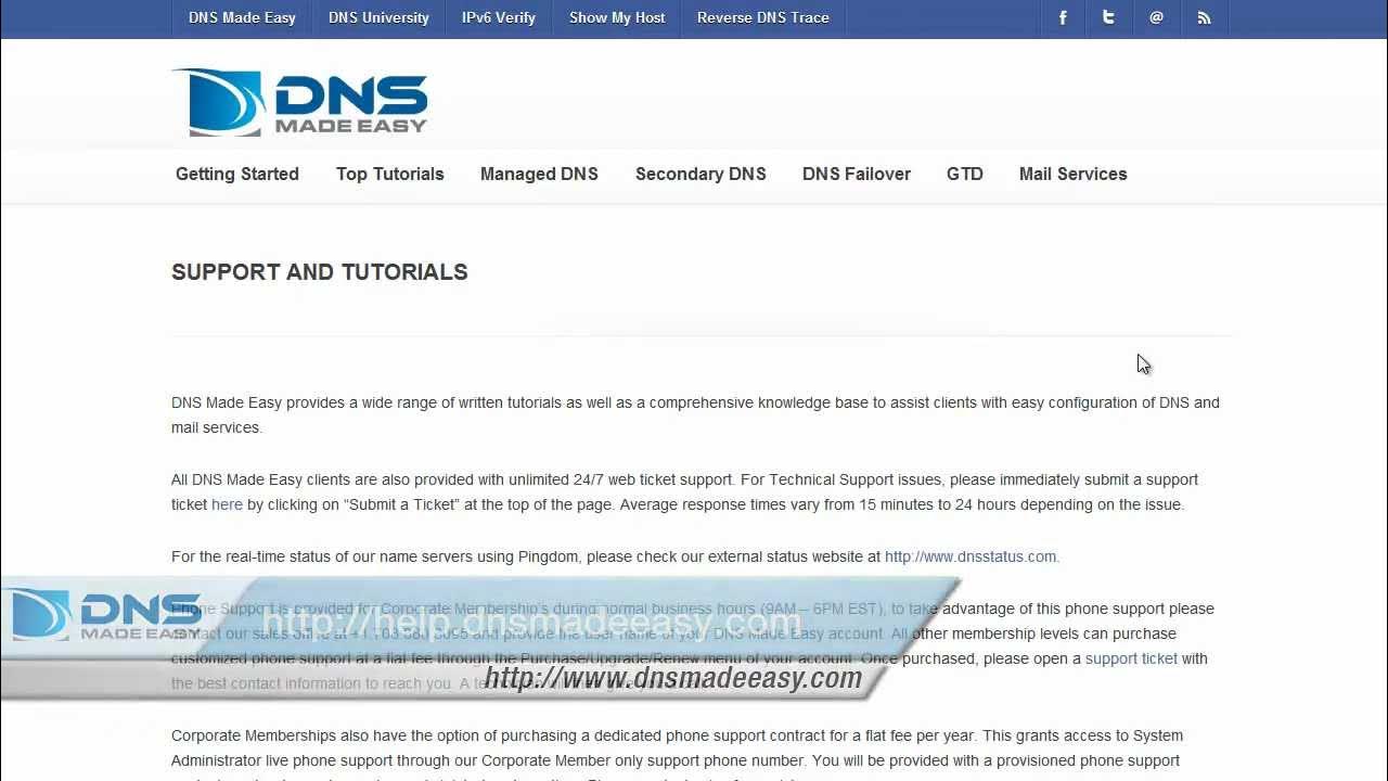 Secondary DNS: Deleting Secondary Domains: DNS Made Easy Tutorials - YouTube