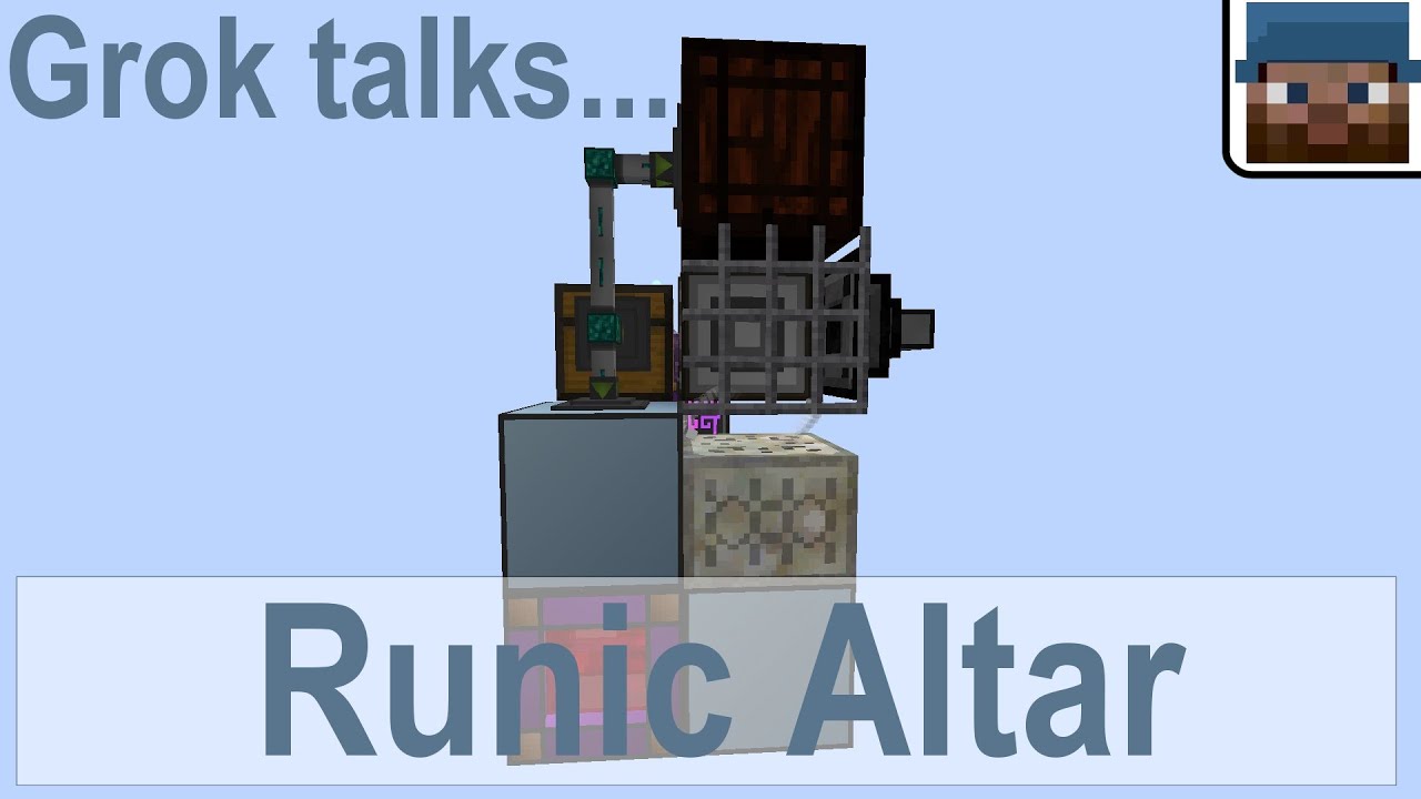 Minecraft Talk 21 - Automating Botania - The Runic Altar - YouTube