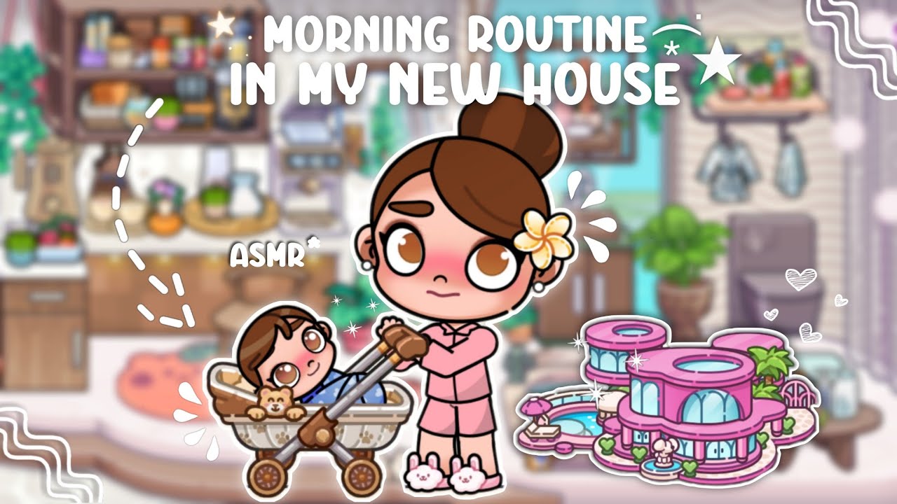 MORNING ROUTINE in my NEW HOUSE* AVATAR WORLD ASMR* PAZU * AVATAR WORLD ...