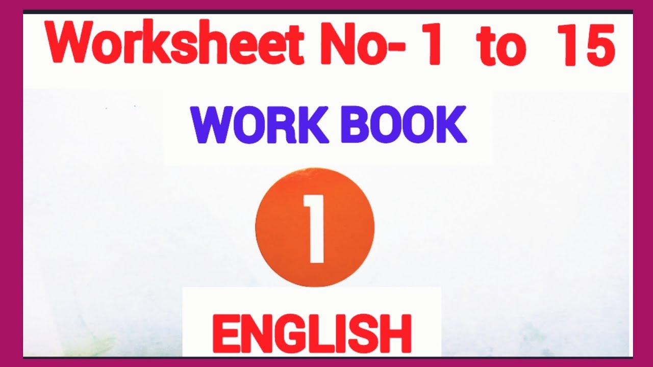 1st Std English Workbook Answers Worksheet 1 To 15 YouTube 1st-std-english-workbook-answers-worksheet-1-to-15-youtube