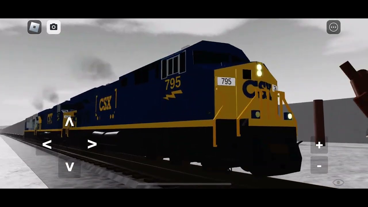 CSX 795 Leads A Covered Hopper Train! - YouTube