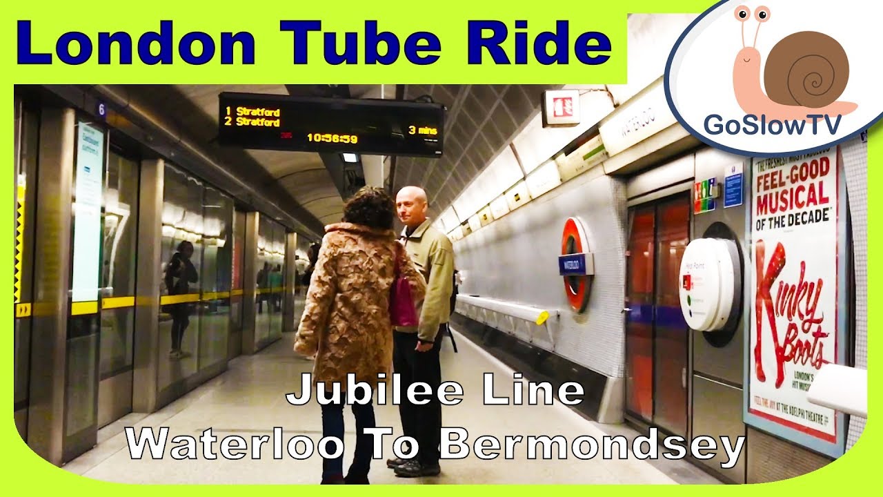 London Underground Tube Ride | Waterloo To Bermondsey | Jubilee Line ...