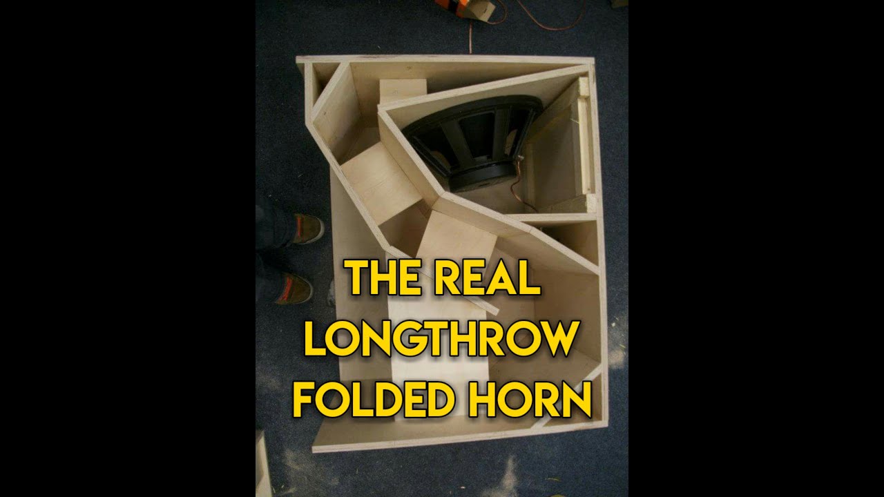 Folded horn subwoofer DIY AMPLIFIER ALPHATRONICS AMPLIFIER - YouTube