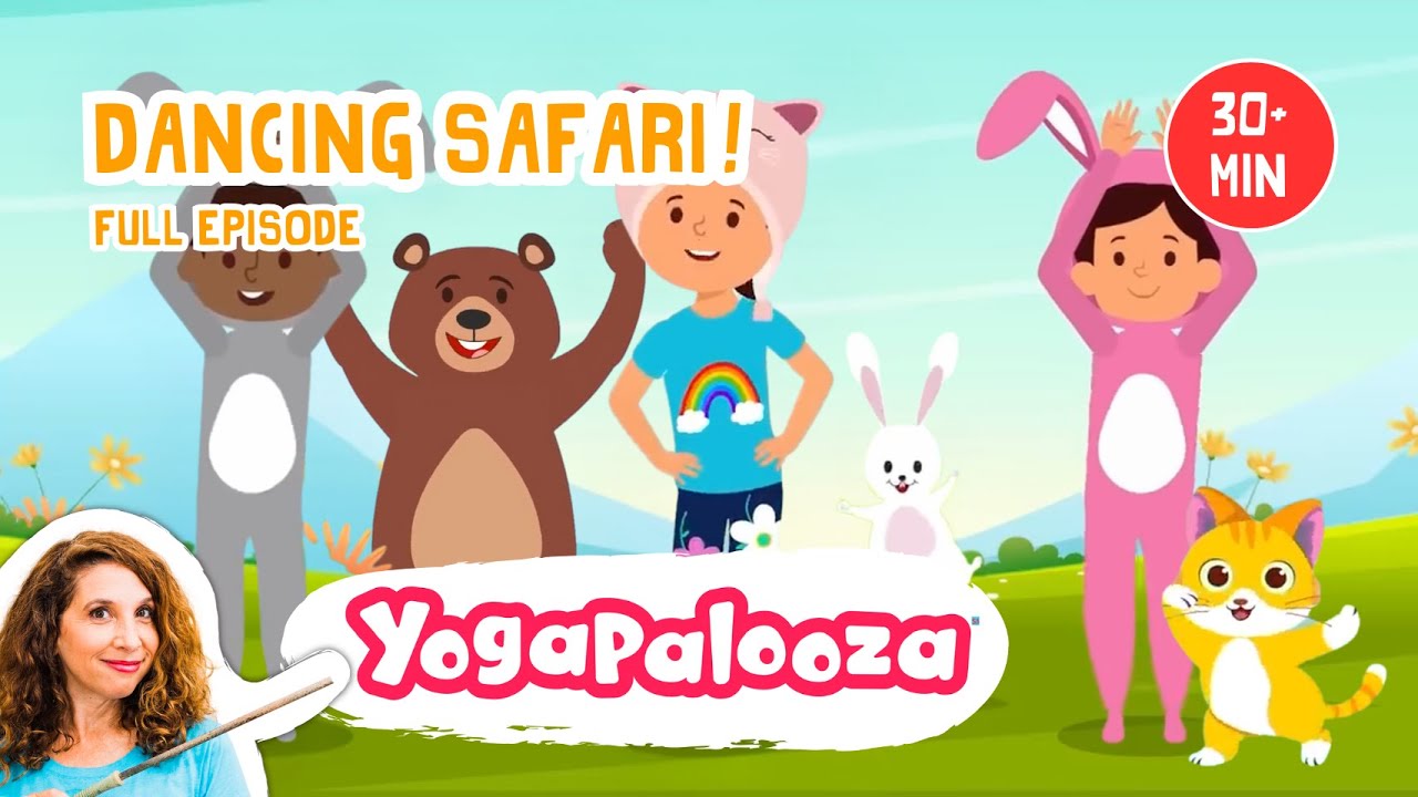 Full Episode: Dancing Safari! Exercise for Kids with Bears, Bunnies ...