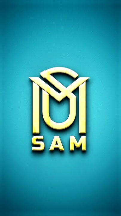 Sam name logo ♥️ comment your name for free name logo #logo #art #logoart #tutorials #shorts ...