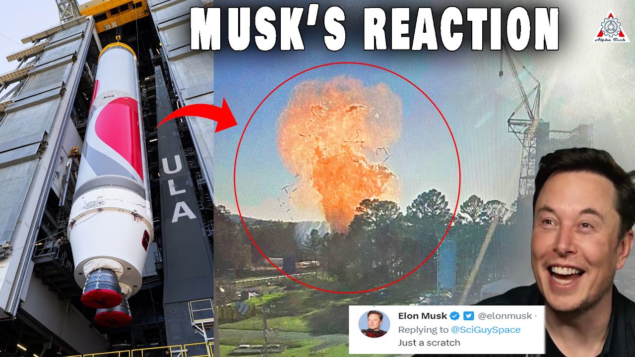 ULA rocket is in BIG TROUBLE "EXPLOSION", Elon Musk reacts... - YouTube