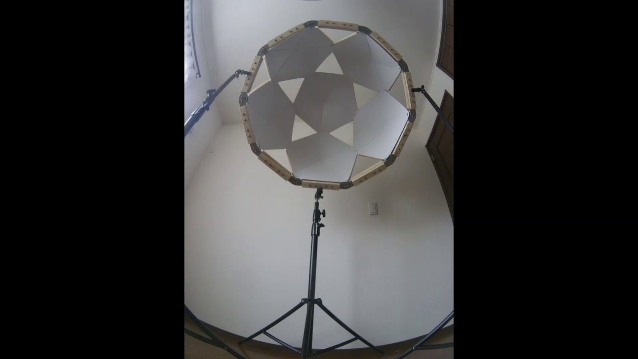 Assembly Process of Portable Planetarium Screen 01 ( Docodemo DOME by ...