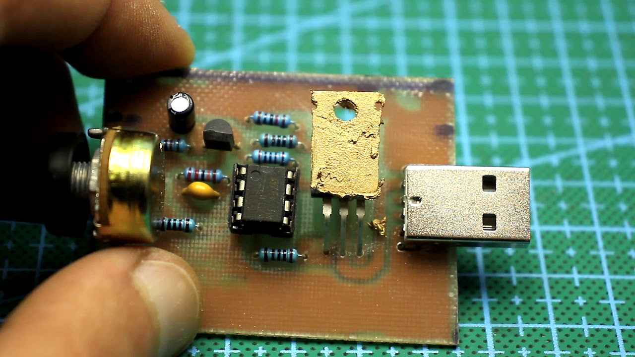 DIY 0-5A USB electronic LOAD - YouTube