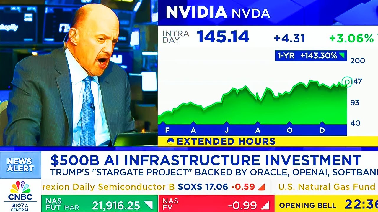 CNBC Today On NVIDIA, Stargate, NVIDIA Stock - NVDA Update - YouTube