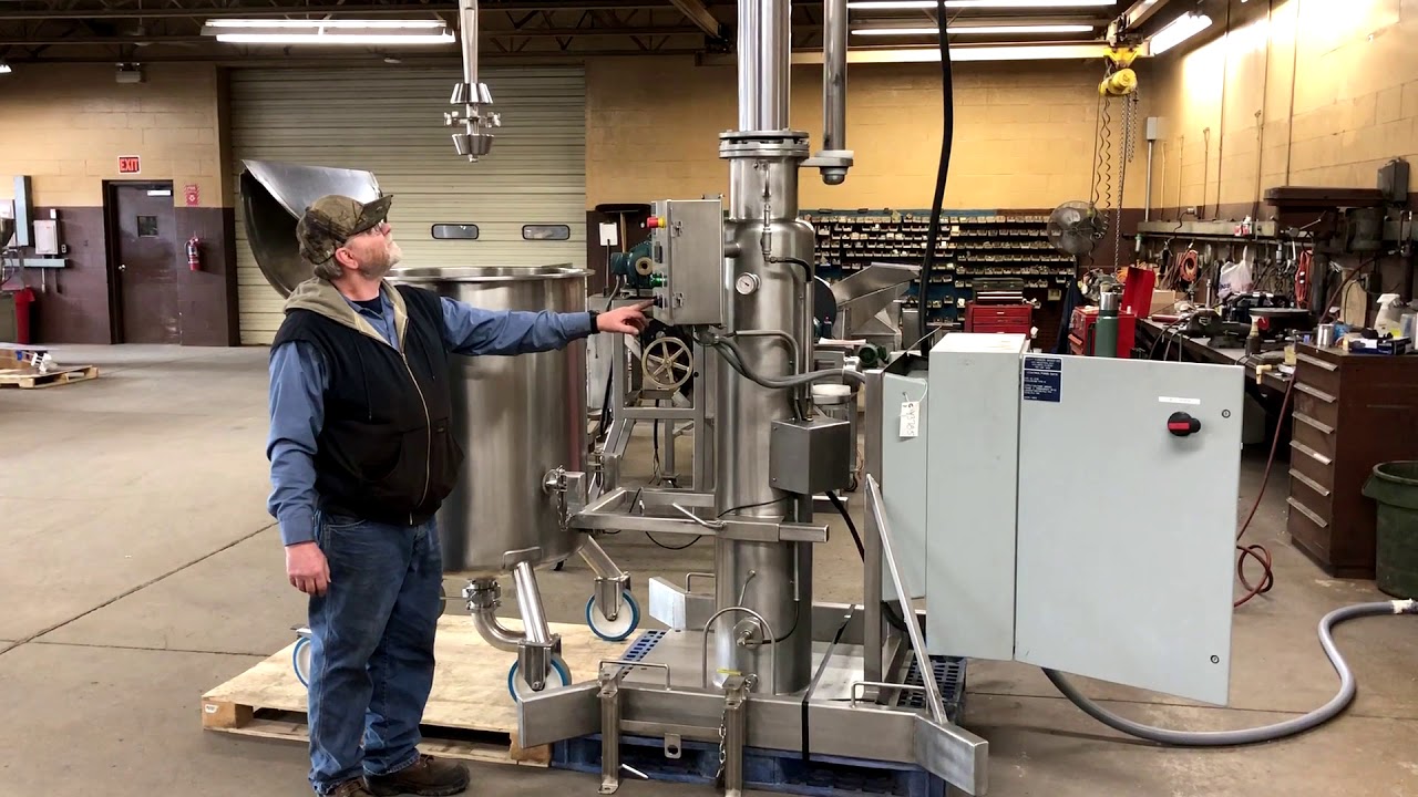 SCOTT TURBON SANITARY HYDRAULIC RAM (HR) MIXER / EMULSIFIER / DISPERSER ...