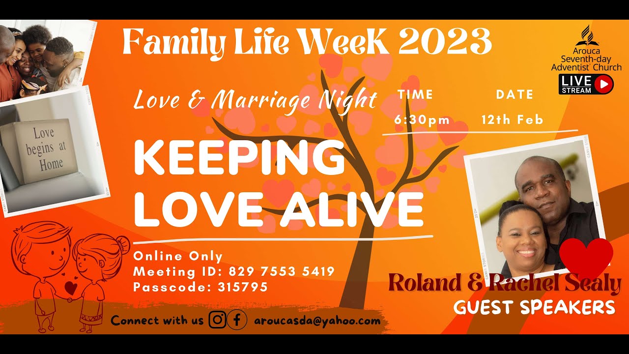 Family Life Week | Keeping Love Alive | 12th February 2023 - YouTube