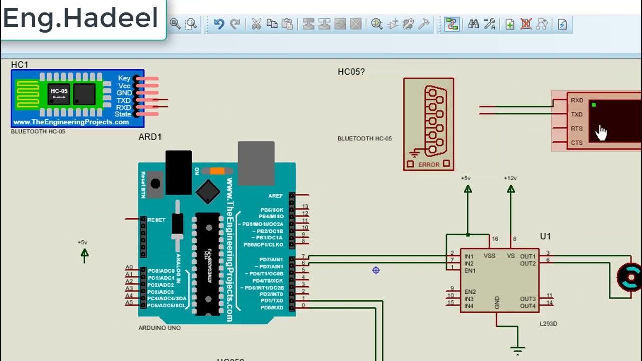 Control Dc Motor Via Bluetooth With Arduino Youtube