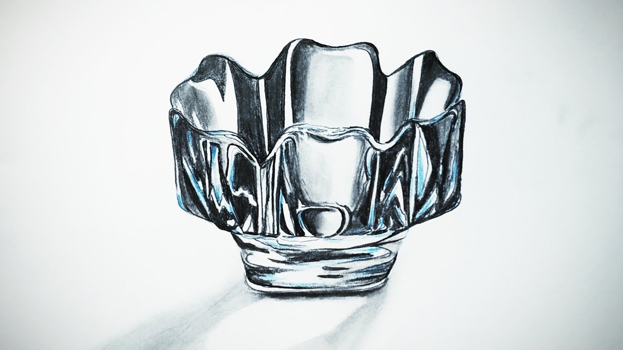 Make a beautiful Bowl easily learn more By-isha drawing academy - YouTube
