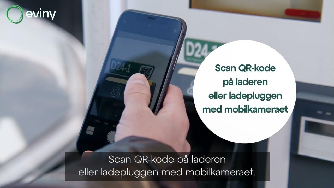 Slik lader du din elbil med Vipps fra Eviny sine ladestasjoner - YouTube