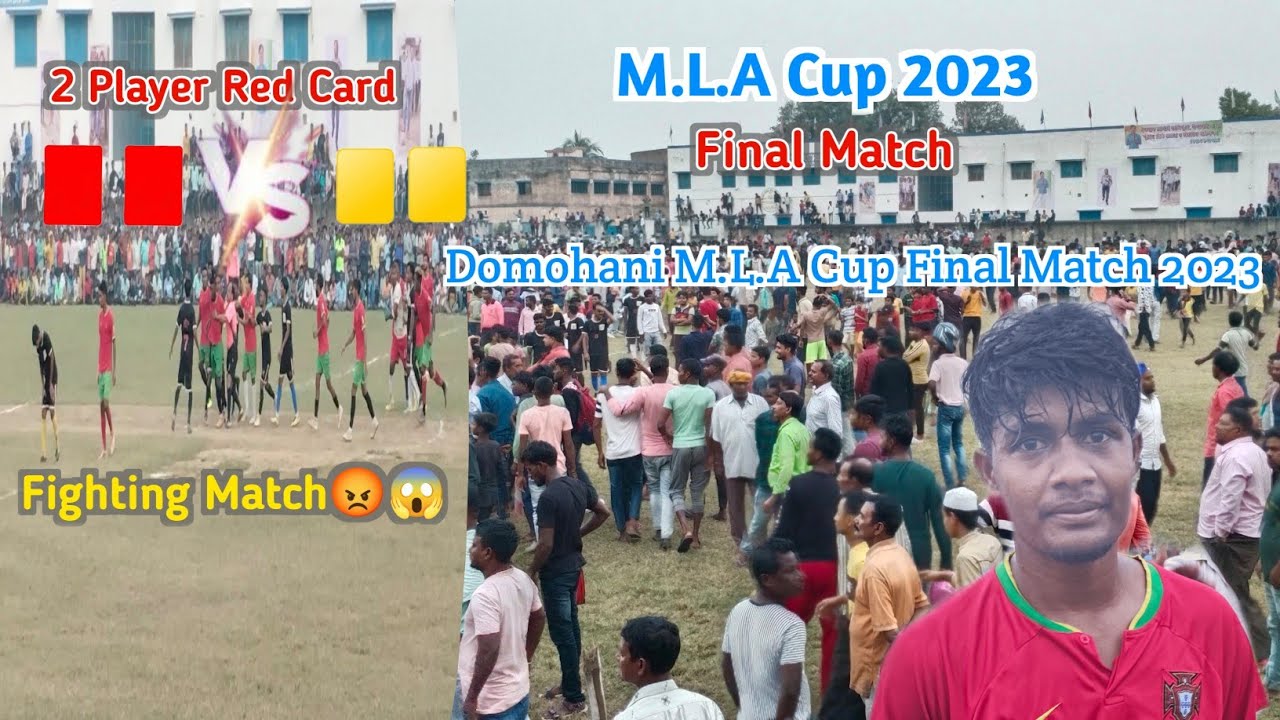 M.L.A Cup Final Match - 2023 💥 || Fighting Match 😡 Domohani M.L.A Cup ...