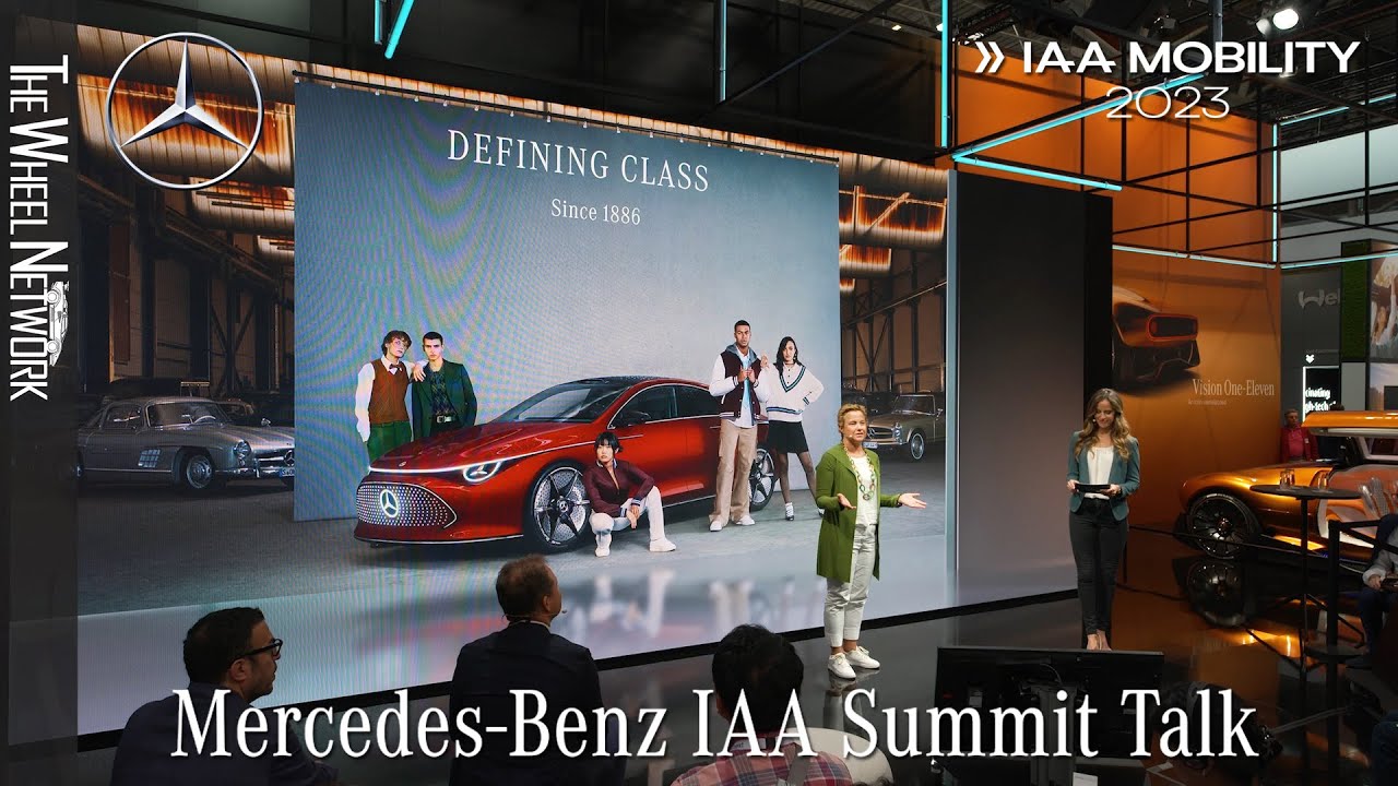 Mercedes-Benz IAA Summit Talk 2023 — Full Press Confrences - YouTube