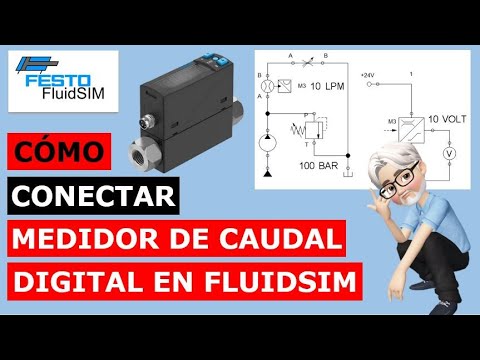 Cómo conectar Sensor de Caudal Análogo Digital en FluidSim 😊👍 - YouTube