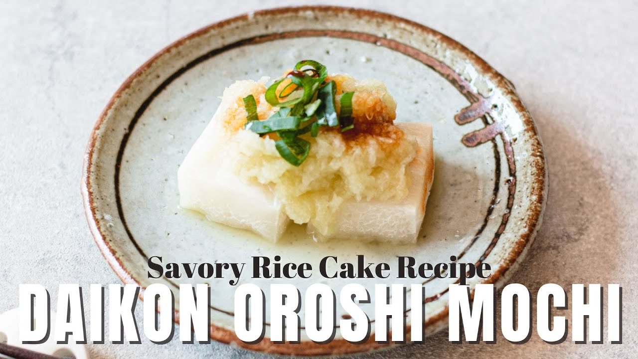 Japanese Radish Rice Cake | Daikon Oroshi Mochi | Chef JA Cooks - YouTube