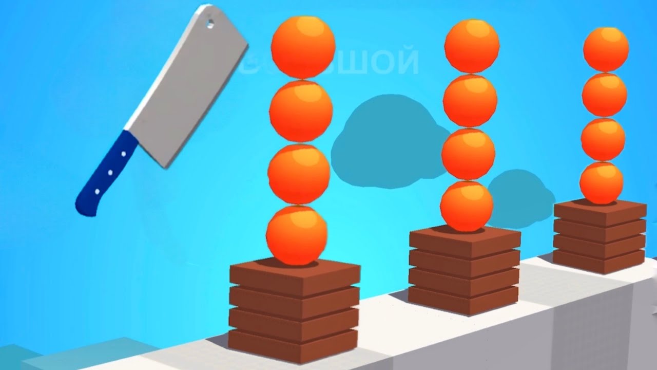 Slice it all! Very satisfying and relaxing slicing game - YouTube