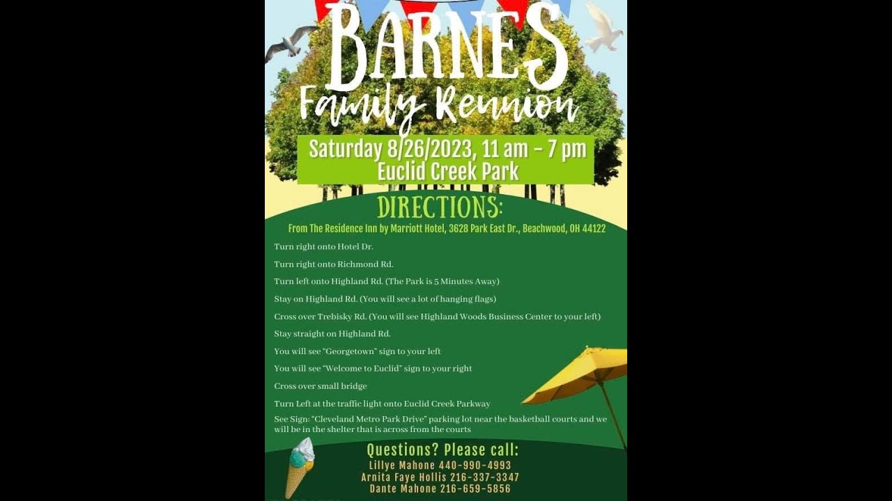 The Barnes Family Reunion - YouTube