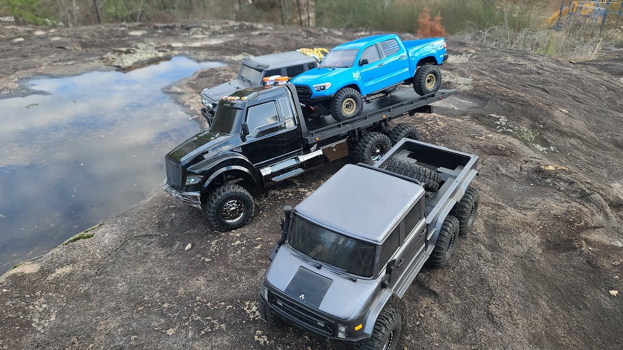 axial 6x6 unimog Traxxas TRX-6 Ultimate RC Hauler and The Mercedes-Benz ...