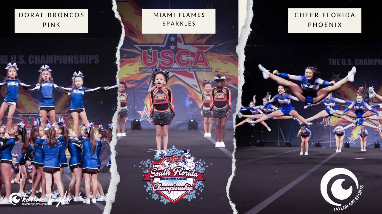 USCA S. Florida National Cheerleading & Dance Championship Pink ...