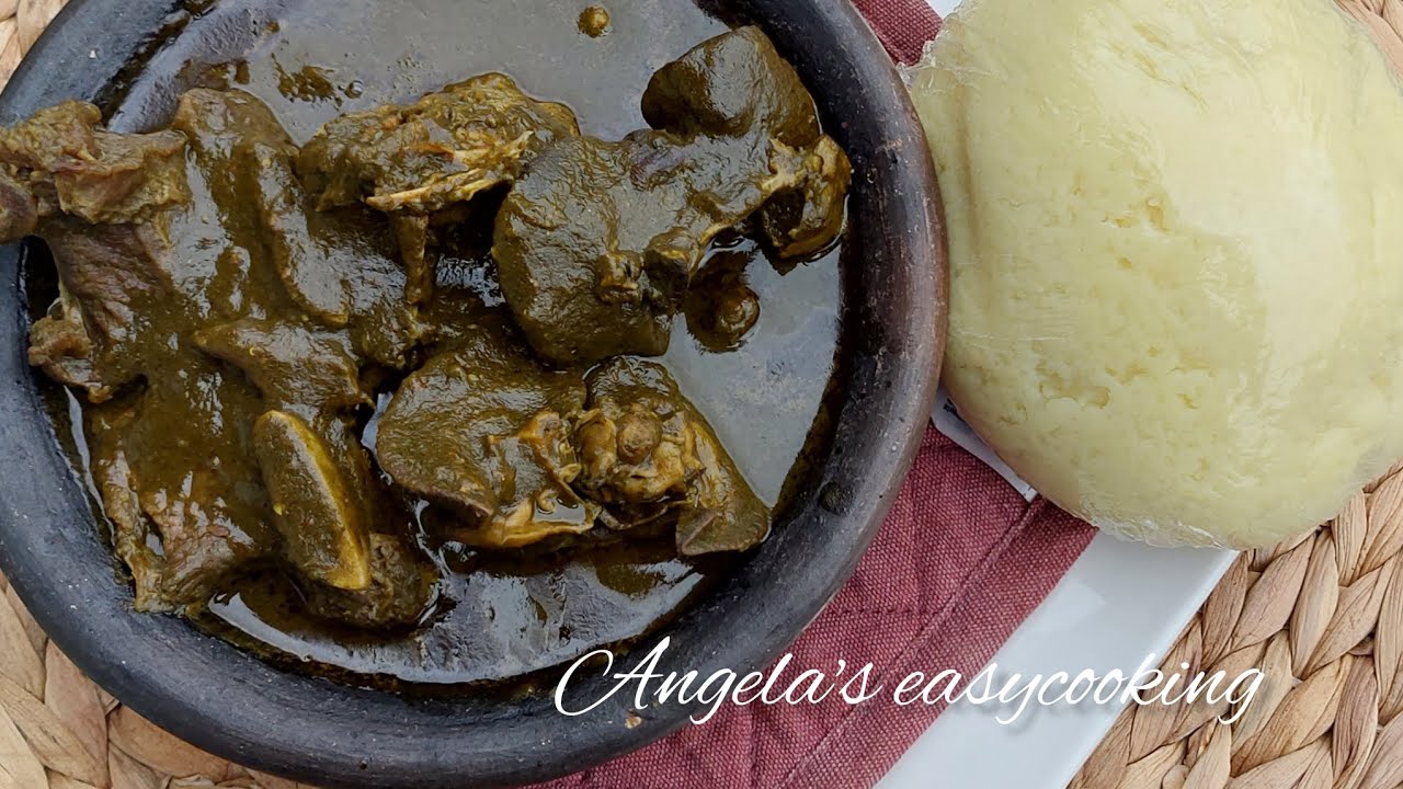 fingerlicking bitter leaf soup | traditional | Edo state Nigeria ...