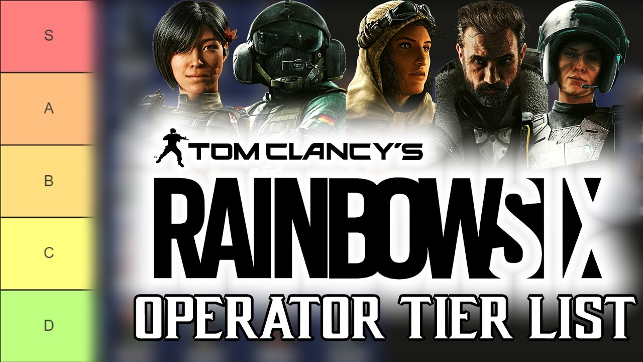 Rainbow Six Siege Operator Tier List - YouTube