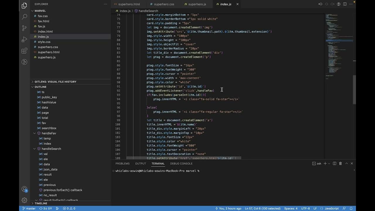 Marvel Super hero App using Marvel developer API #javascript #cssanimation #css # ...