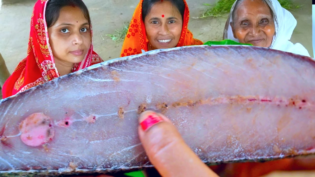 এই প্রথম 4kg ওজনের Black Diamond রান্না | Sea famous Baush/Baul fish ...