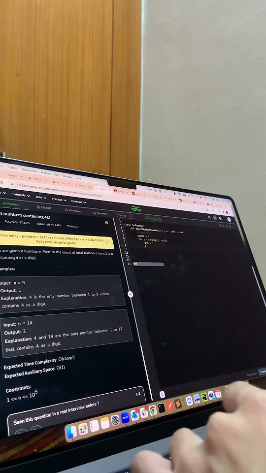 Day 4 Gfg Python Datastructures Coding Interview Codinginterview Practice Youtube