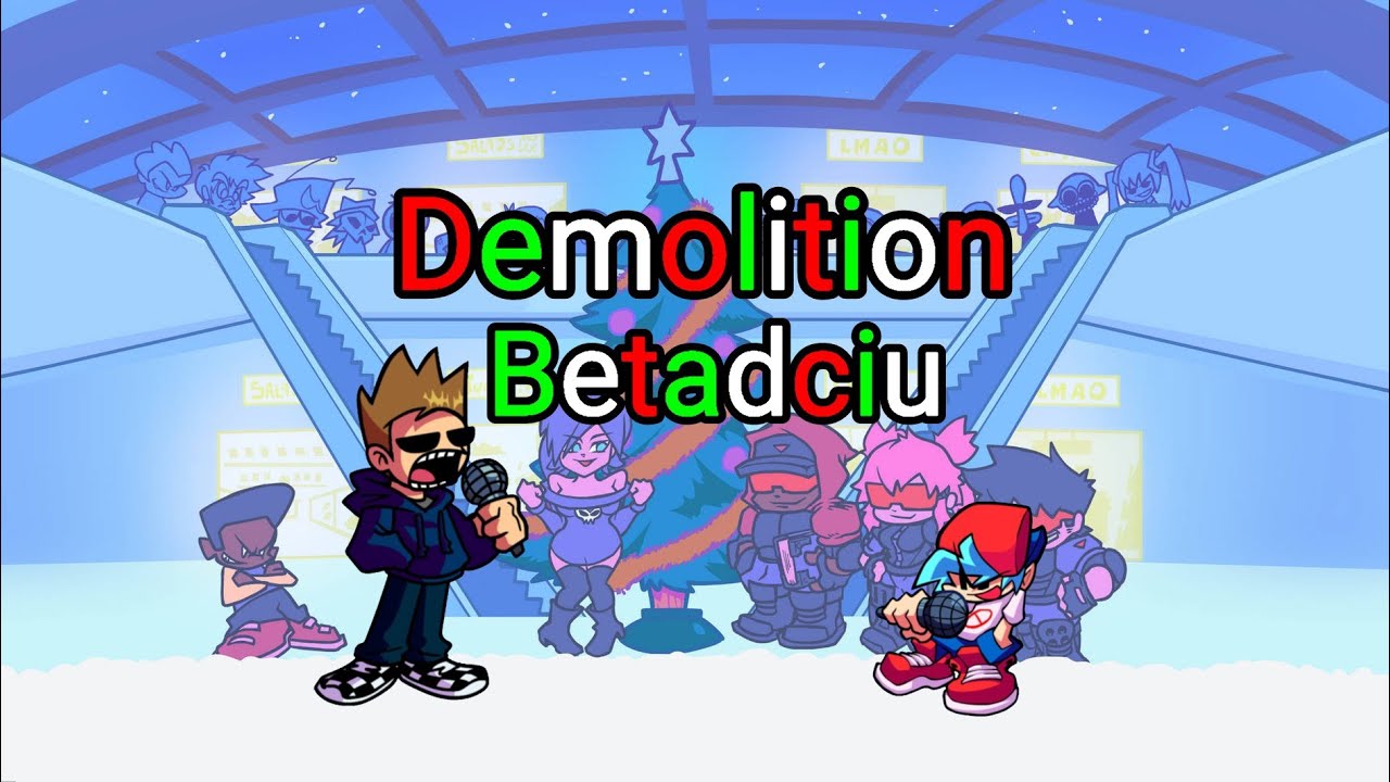 (Christmas special🎄) Demolition, but everyone sings it 🎵FNF BETADCIU🎵 ...