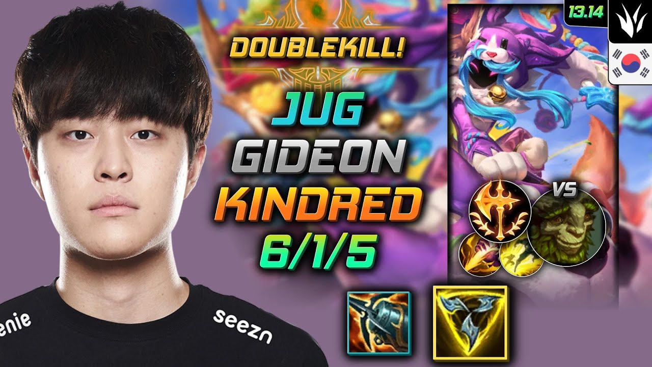 Kindred Jungle Build GIDEON Trinity Force Conqueror - LOL KR Master ...