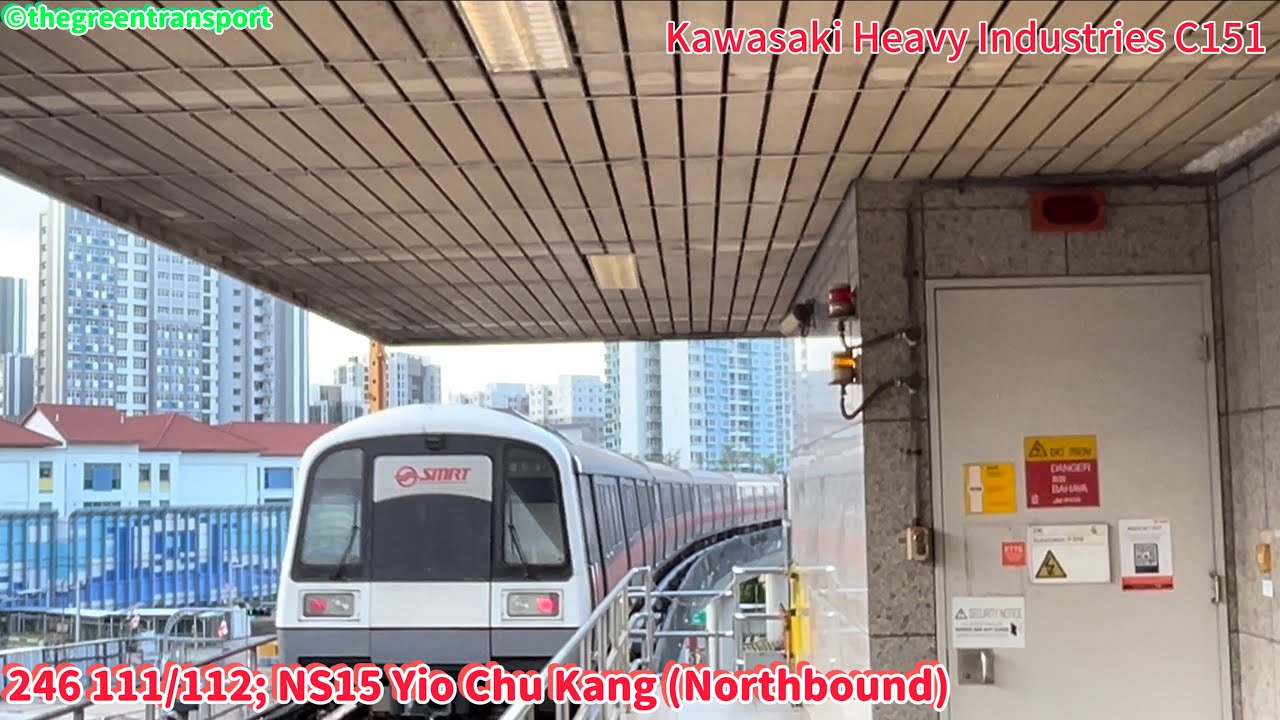 [SMRT] KHI C151 [111/112] departing NS15 Yio Chu Kang (Northbound ...